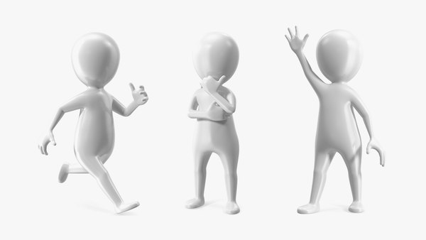 modelo 3d Colección Stickman - TurboSquid 2100913