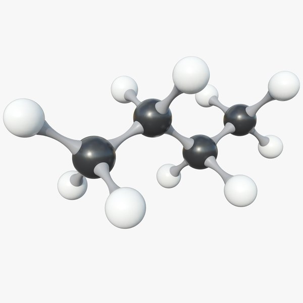 Butane Molecule With PBR 4K 8K 3D 모델 - TurboSquid 1942304