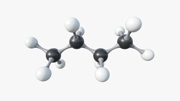 Butane Molecule With PBR 4K 8K 3D 모델 - TurboSquid 1942304