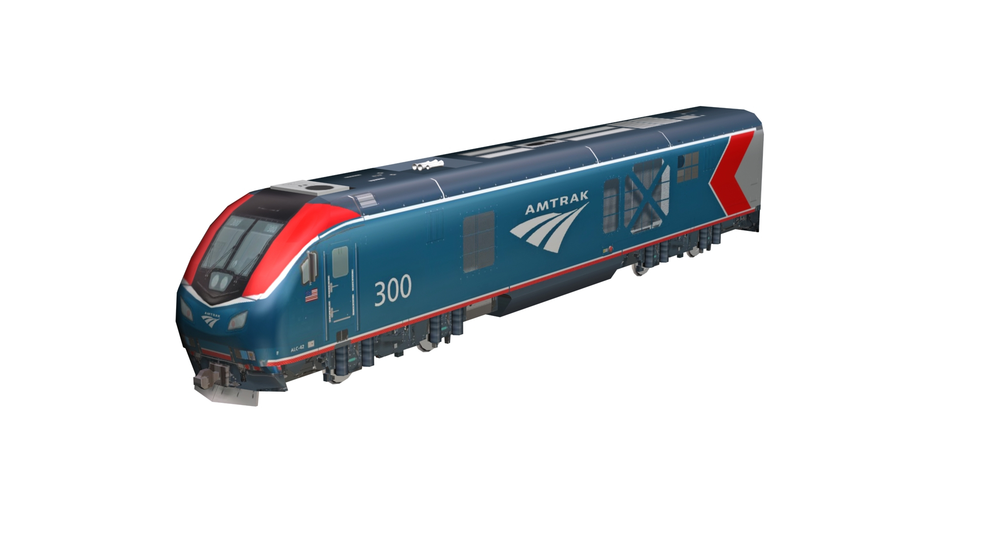 3D Model SC 42 And ALC 42 Locomotive And LHB Railway Coach - TurboSquid ...