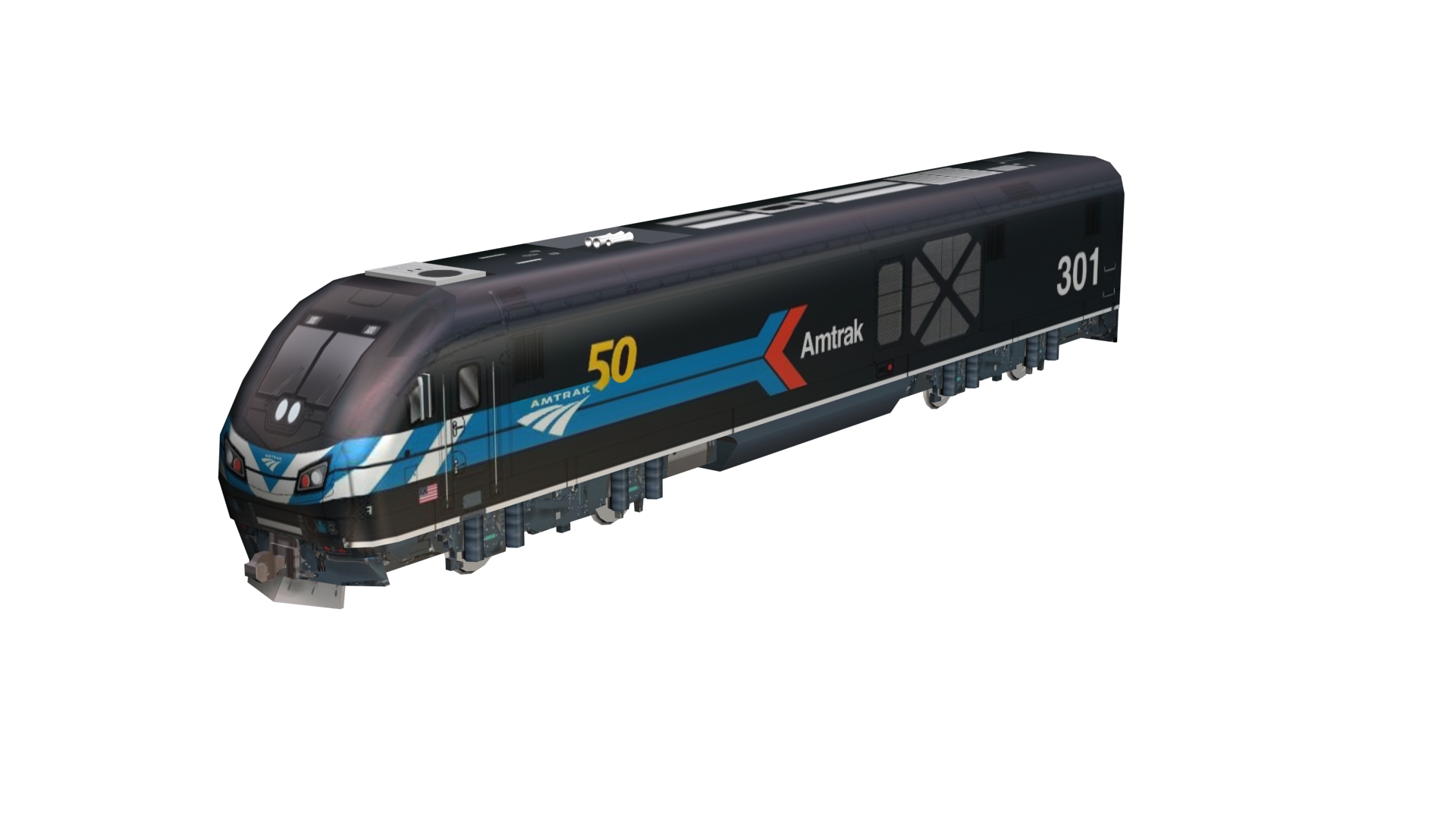 3D Model SC 42 And ALC 42 Locomotive And LHB Railway Coach - TurboSquid ...