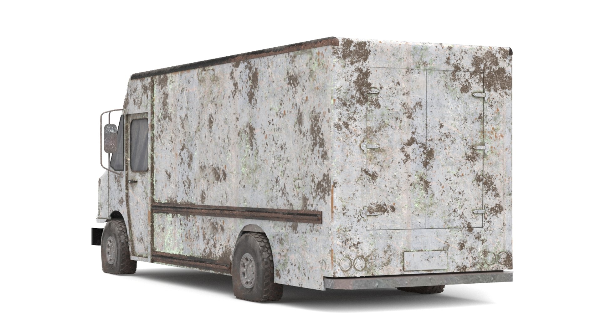 3D Real Rusted Truck Model - TurboSquid 1320049