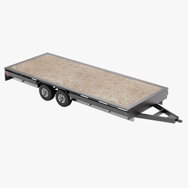 Flatbed Trailer 3D Models for Download | TurboSquid