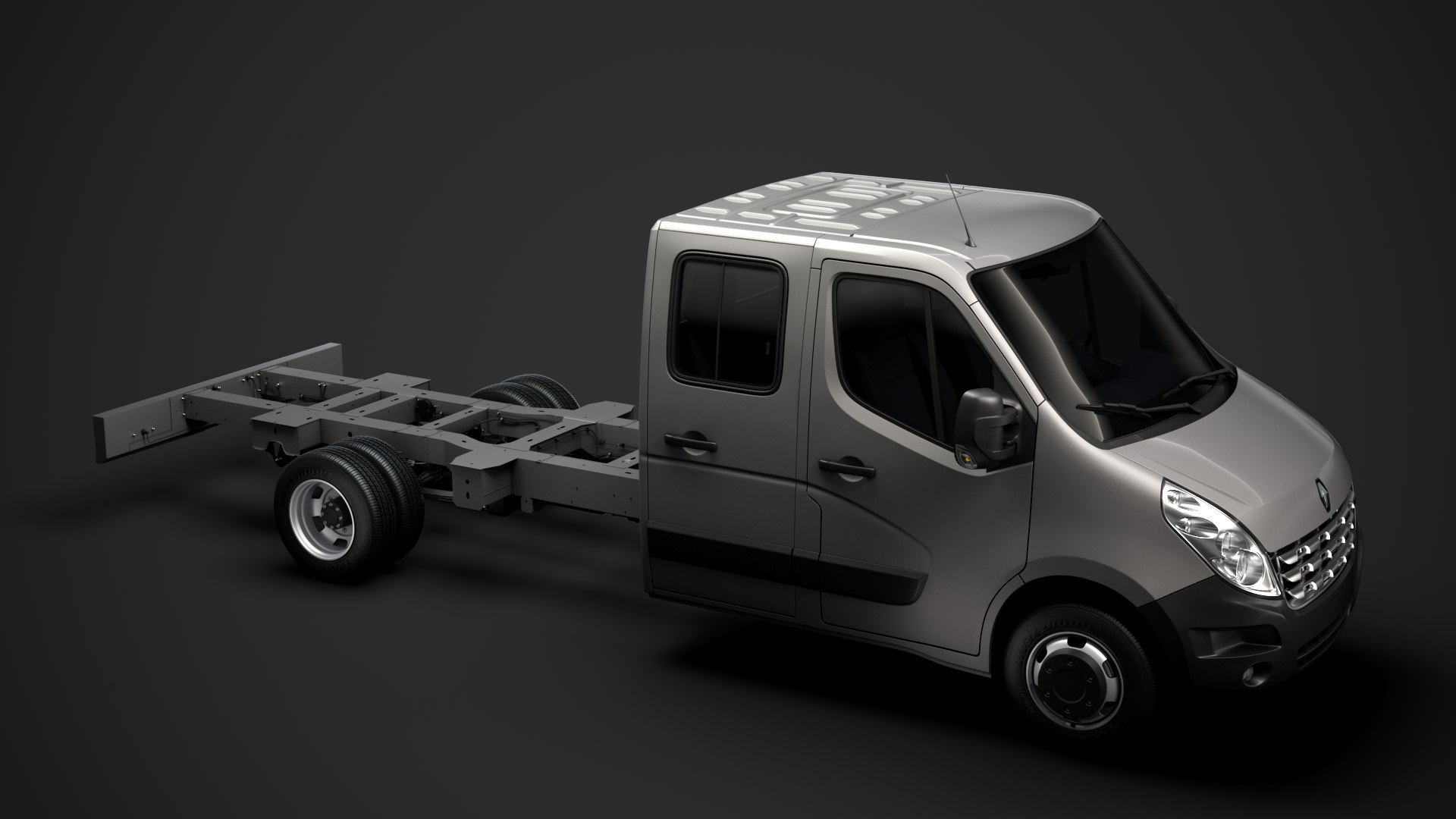 3D Renault Master Crewcab Dw - TurboSquid 1544847