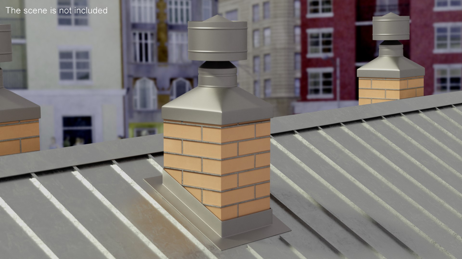 Fireplace Insert Chimney Brick Corner Base 3D Model - TurboSquid 2044808