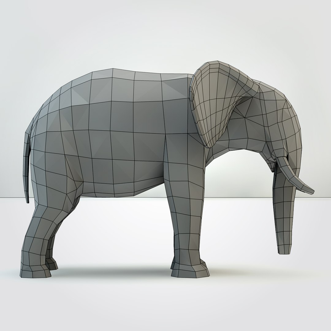 Elephant Base 3d Model