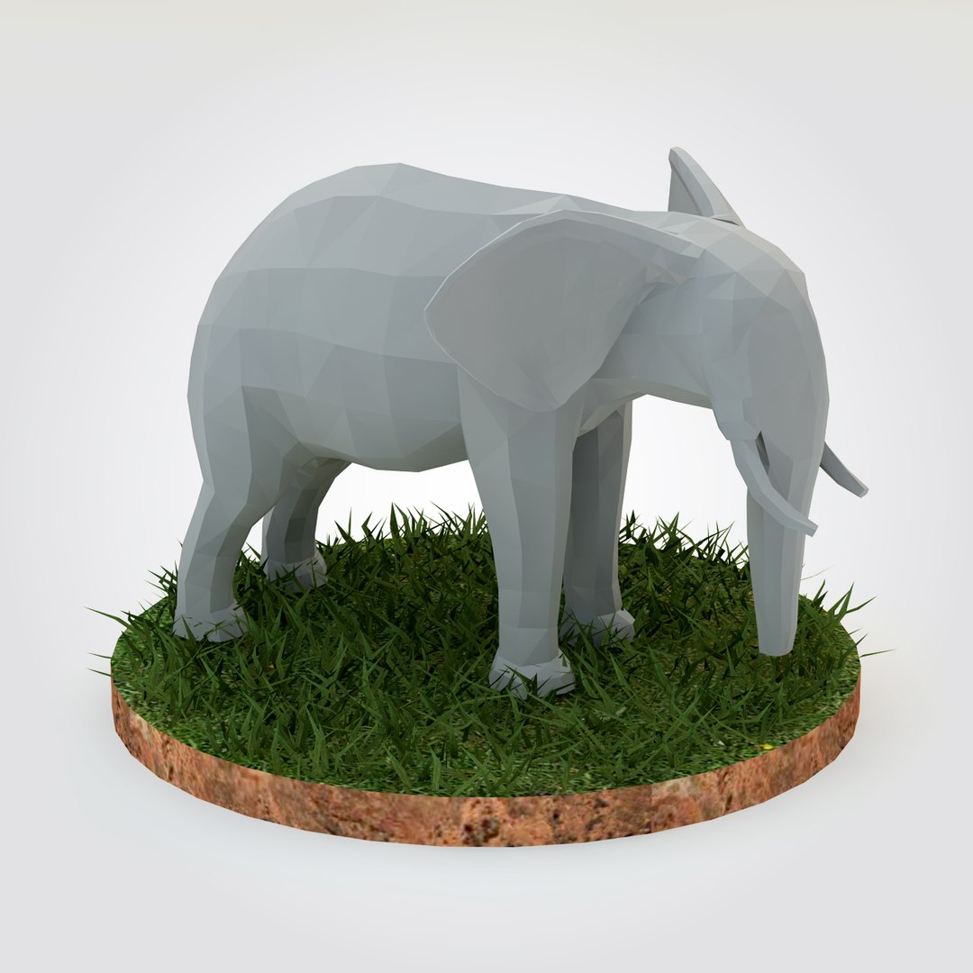 Elephant Base 3d Model