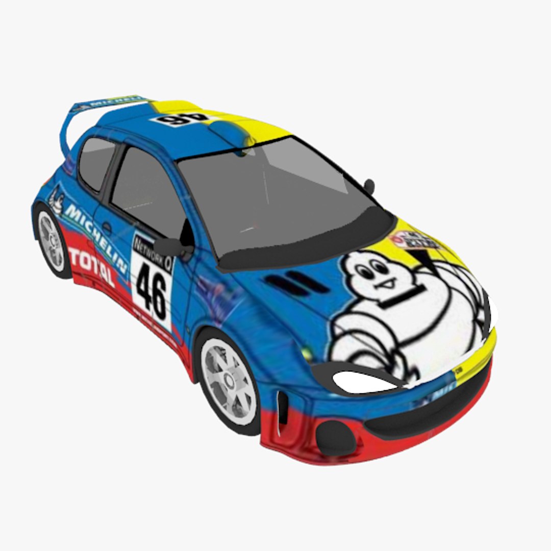 3D Model Rally Car - TurboSquid 1313138
