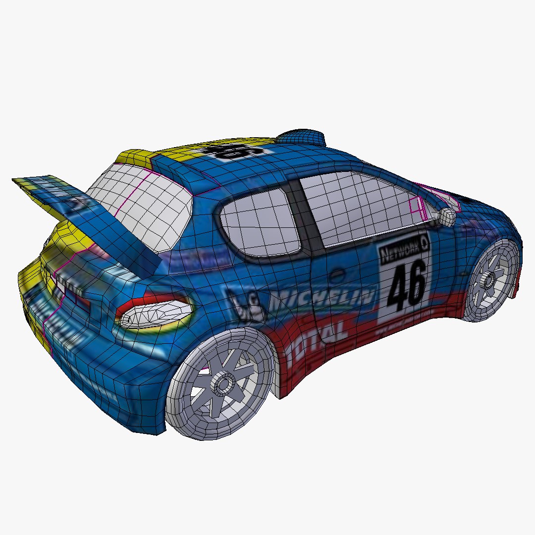 3D Model Rally Car - TurboSquid 1313138