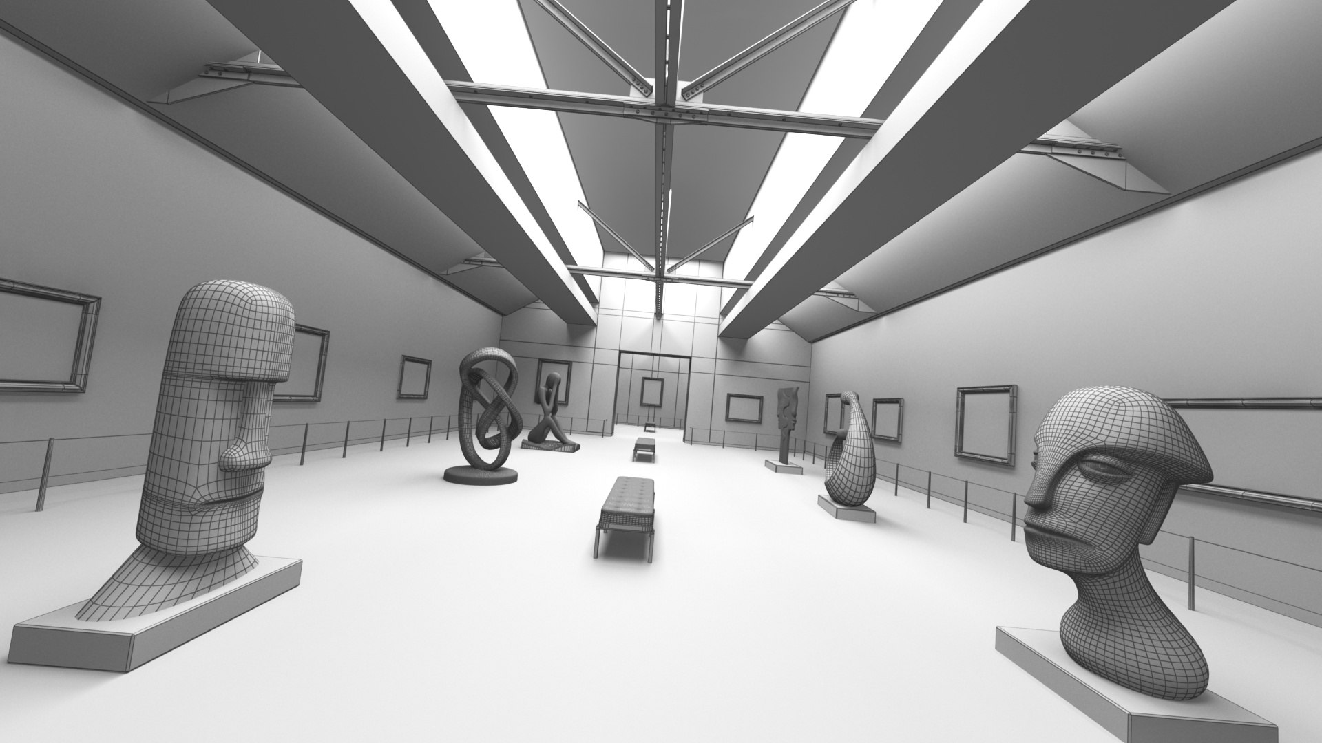 3D Art Gallery Collection 1 - TurboSquid 1805194