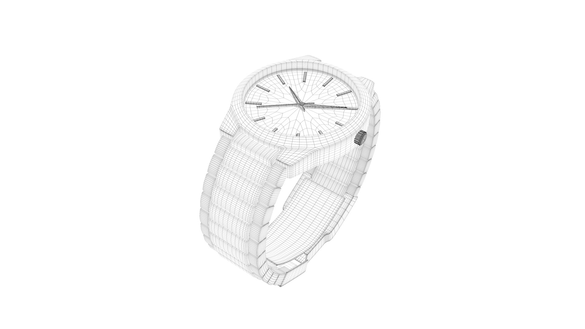 3D Wrist Watch Model - TurboSquid 1729714