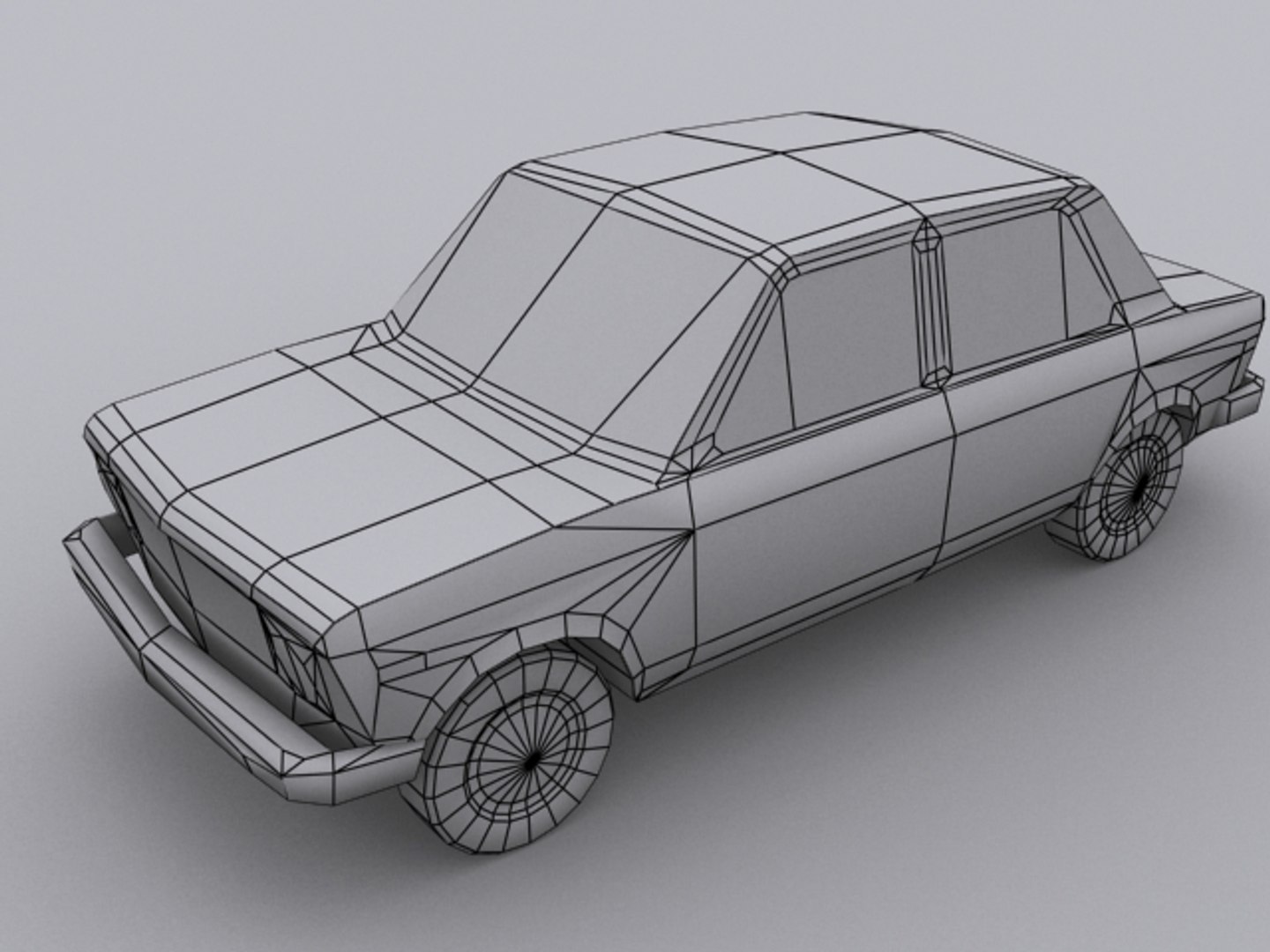 3d model lada car