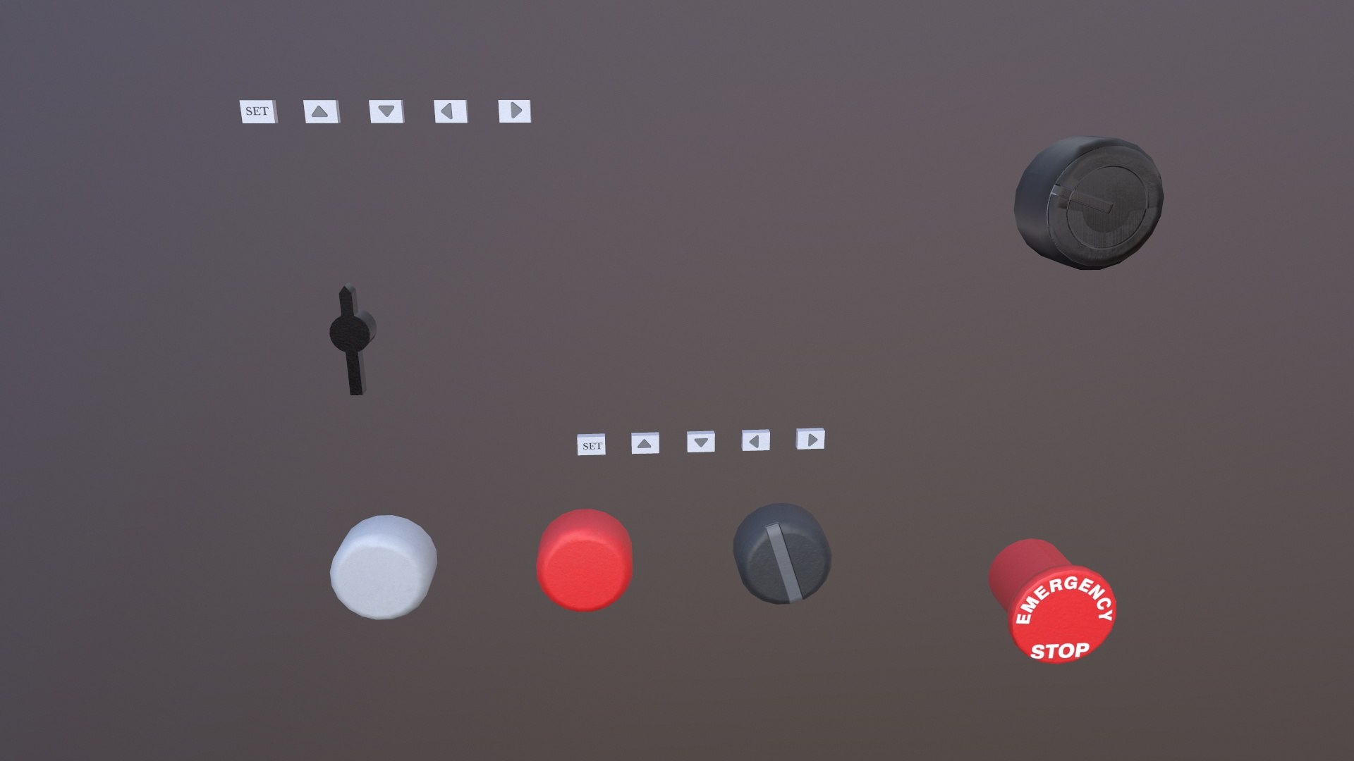 3D Model Panel Button - TurboSquid 2290344