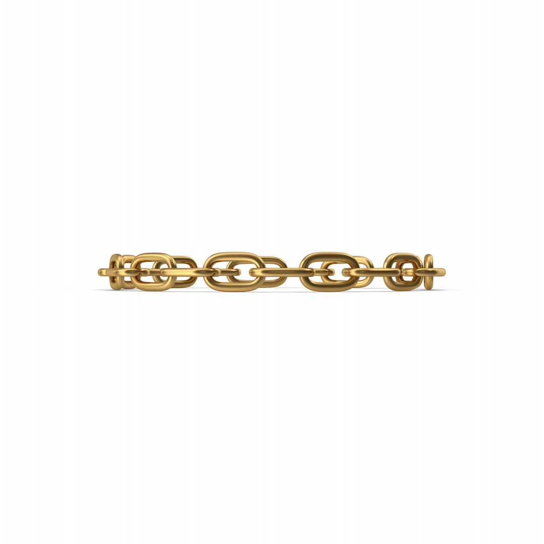 3D Gold Chain Circle Model - TurboSquid 2025682