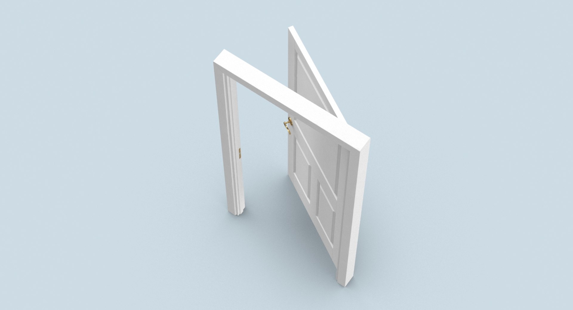 3D Interior-doors---door-3-wide-open Model - TurboSquid 1229431