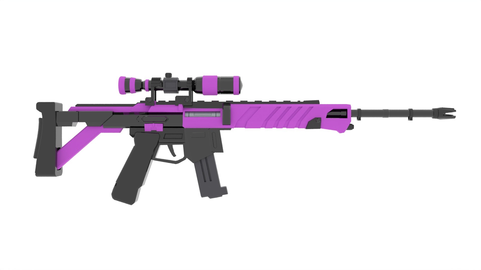 3D DMR 1 Gun Weapon - TurboSquid 2273949