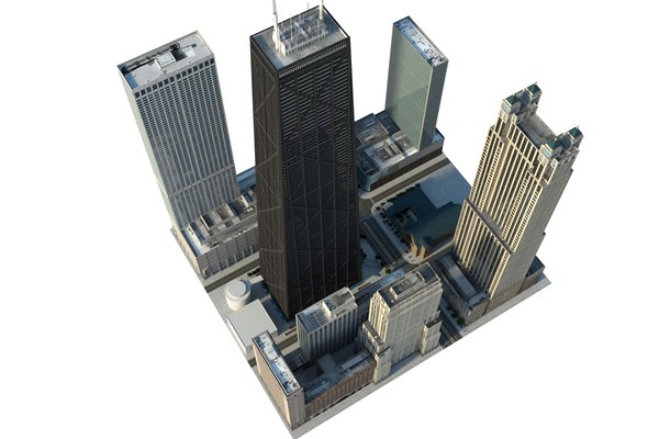 3D John Hancock Center - TurboSquid 1816639