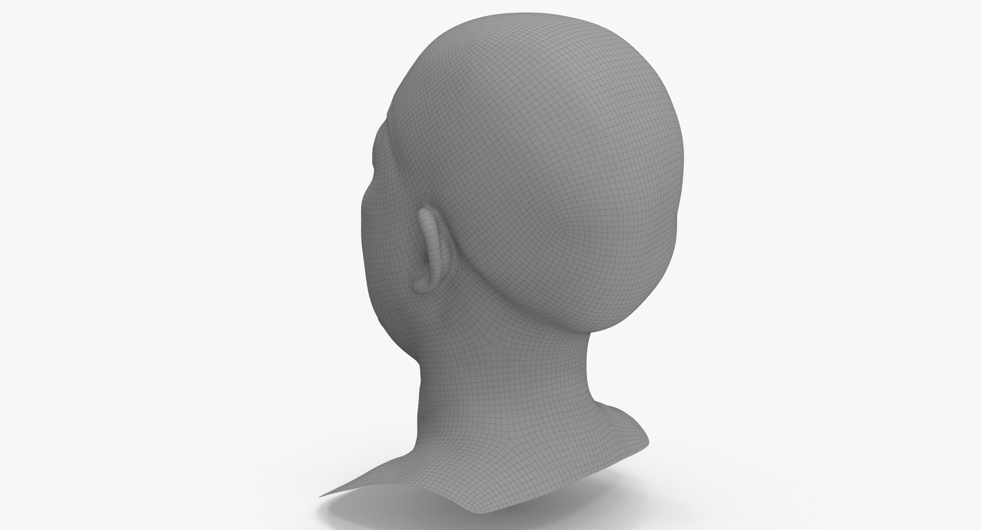 Mei Human Head Cheek Raiser AU6 Clean Scan Model - TurboSquid 1740110