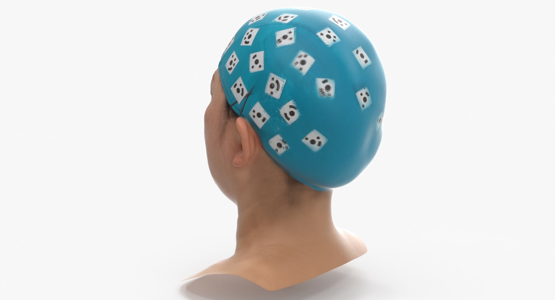 Mei Human Head Cheek Raiser AU6 Clean Scan Model - TurboSquid 1740110