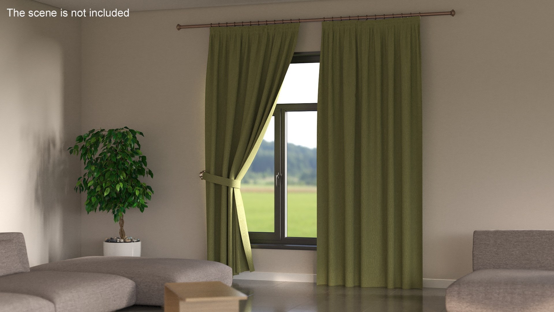 Classic Curtains Collection 3D Model - TurboSquid 2298948