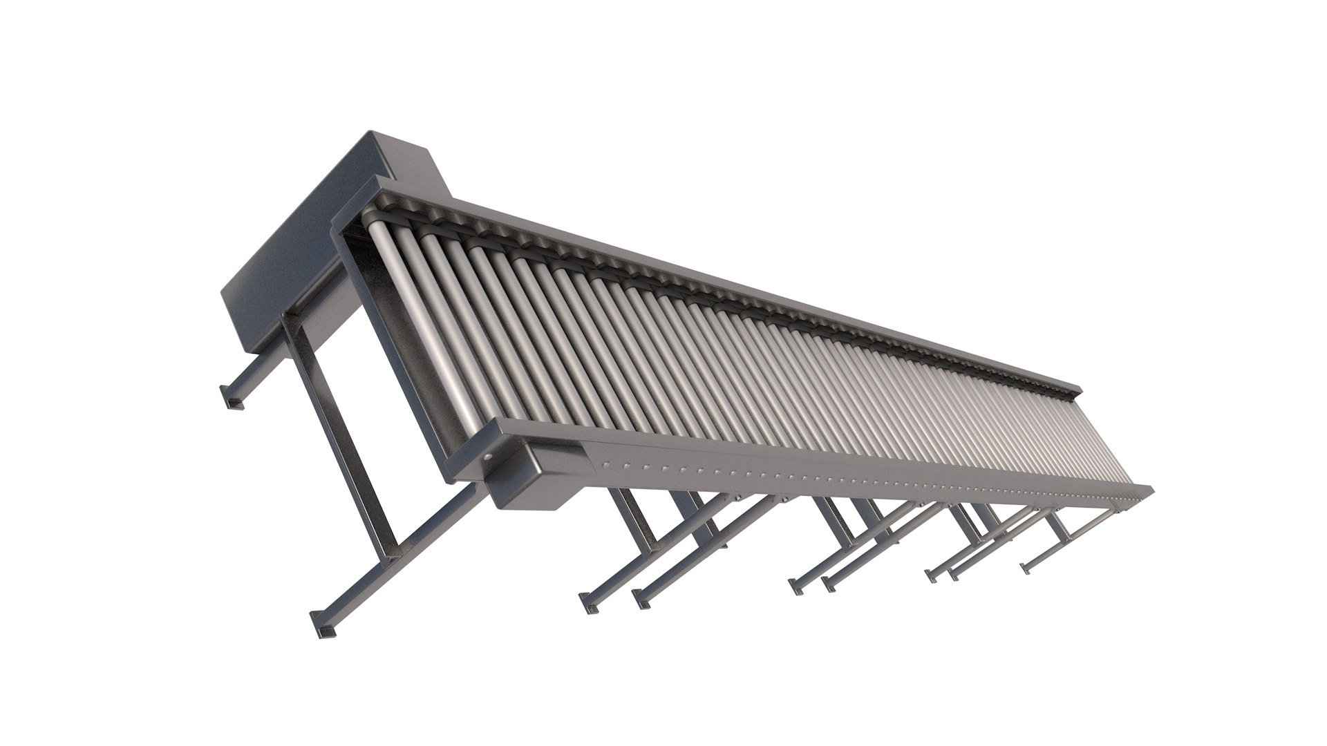 3D Horizontal Roller Conveyor Belt - TurboSquid 2292950