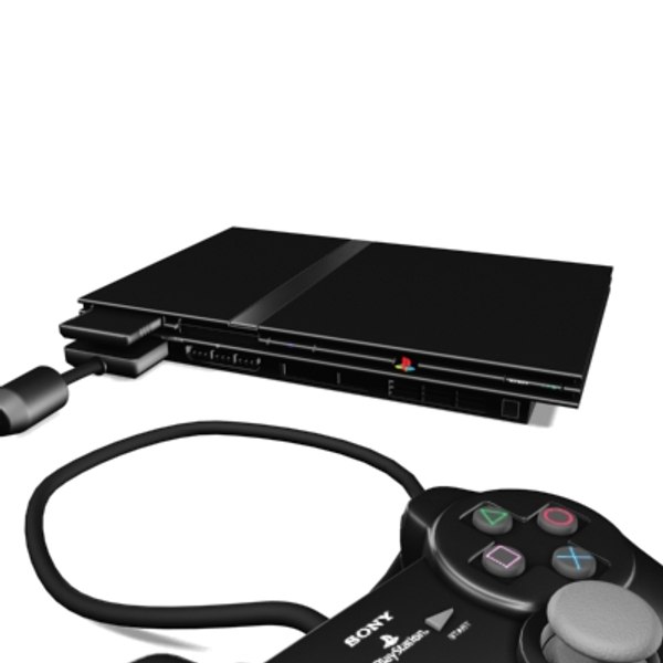 3d model ps2 playstation