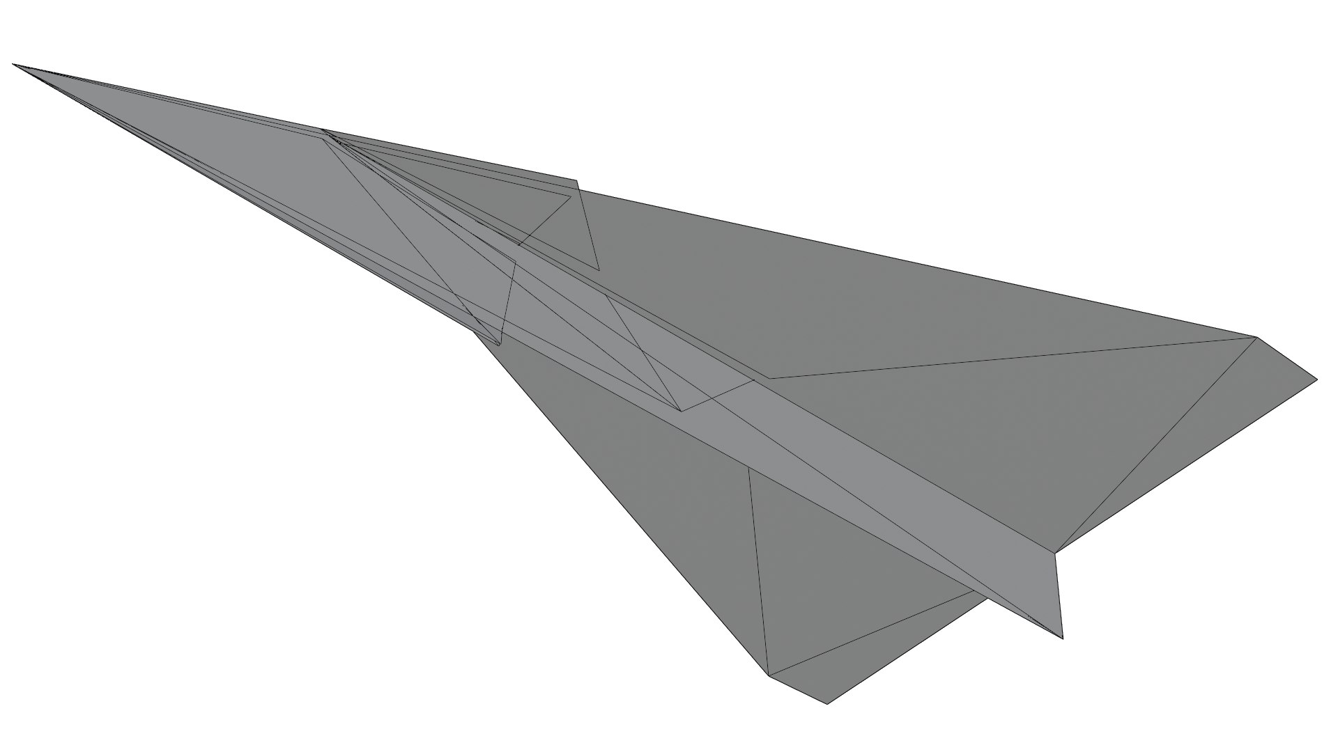 Paper Airplane 3D - TurboSquid 2308067