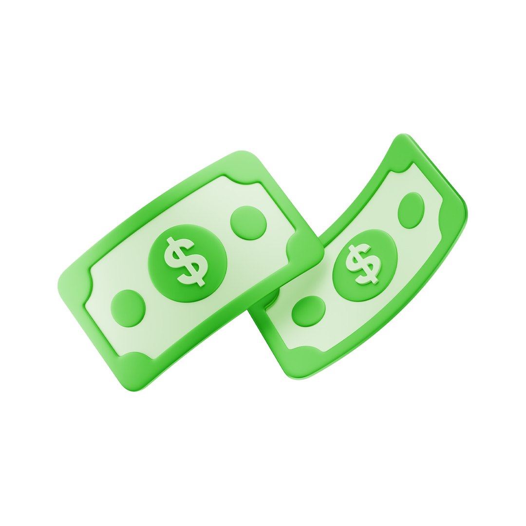 3D Banknote Dollar Double Cross Icon - TurboSquid 2517909