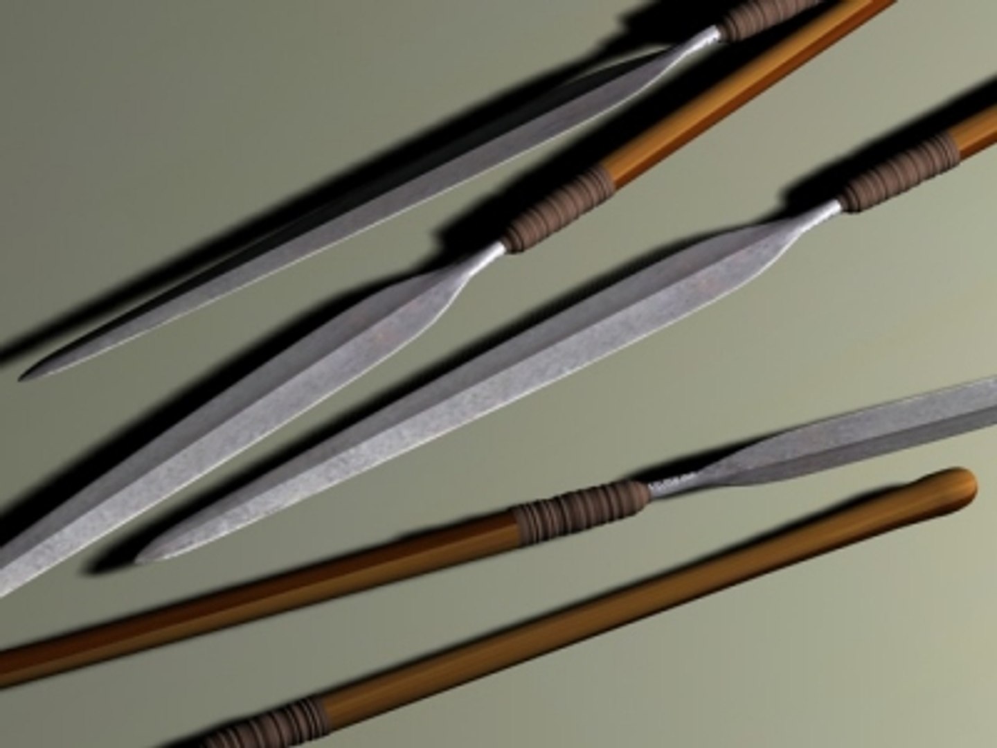 Zulu Spear Iklwa 3d Model