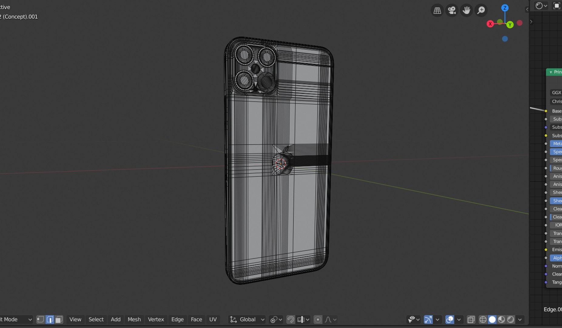 Concept iphone 12 pro model - TurboSquid 1527943