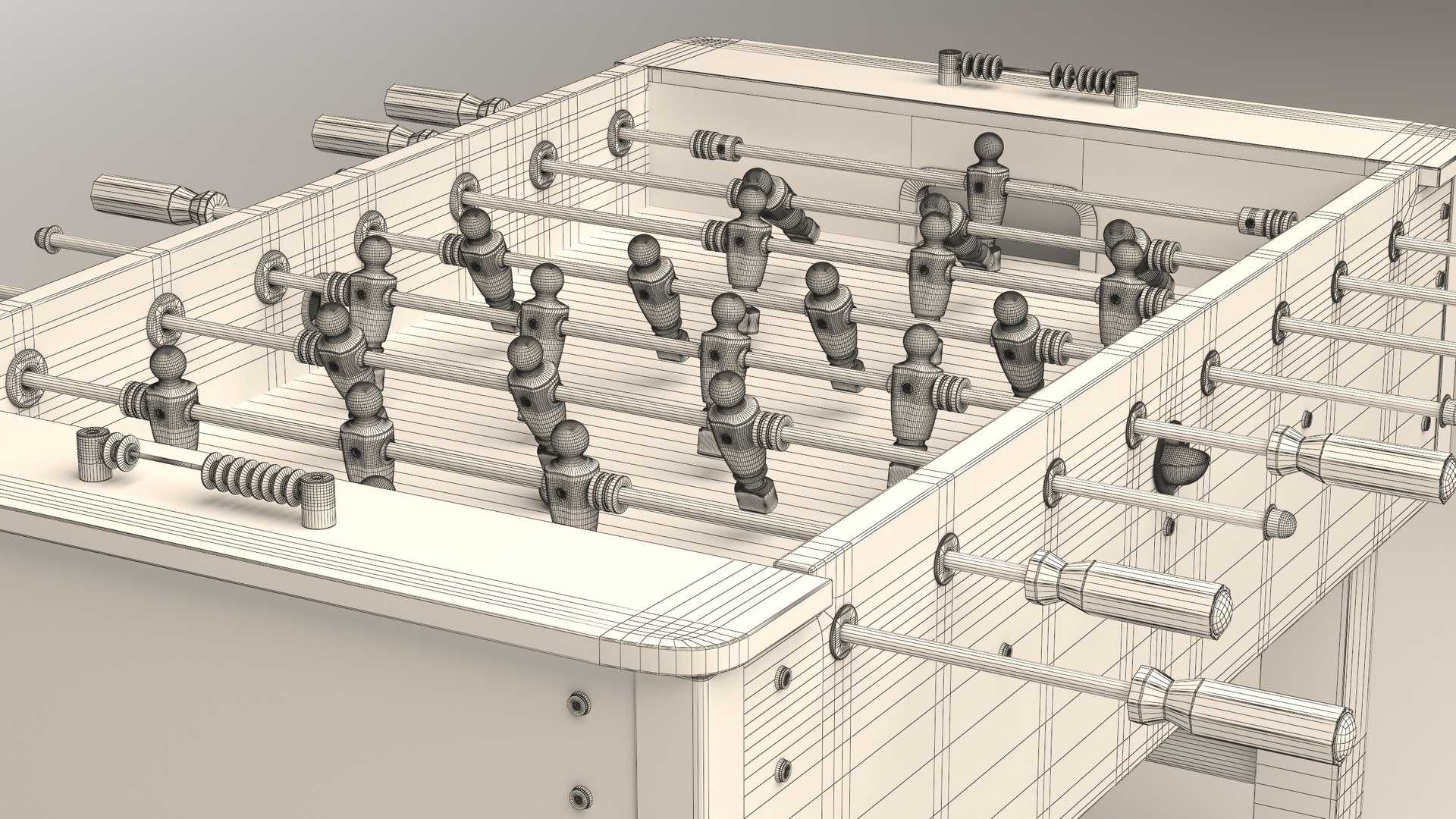 RealisticTableFootball Model - TurboSquid 1974394