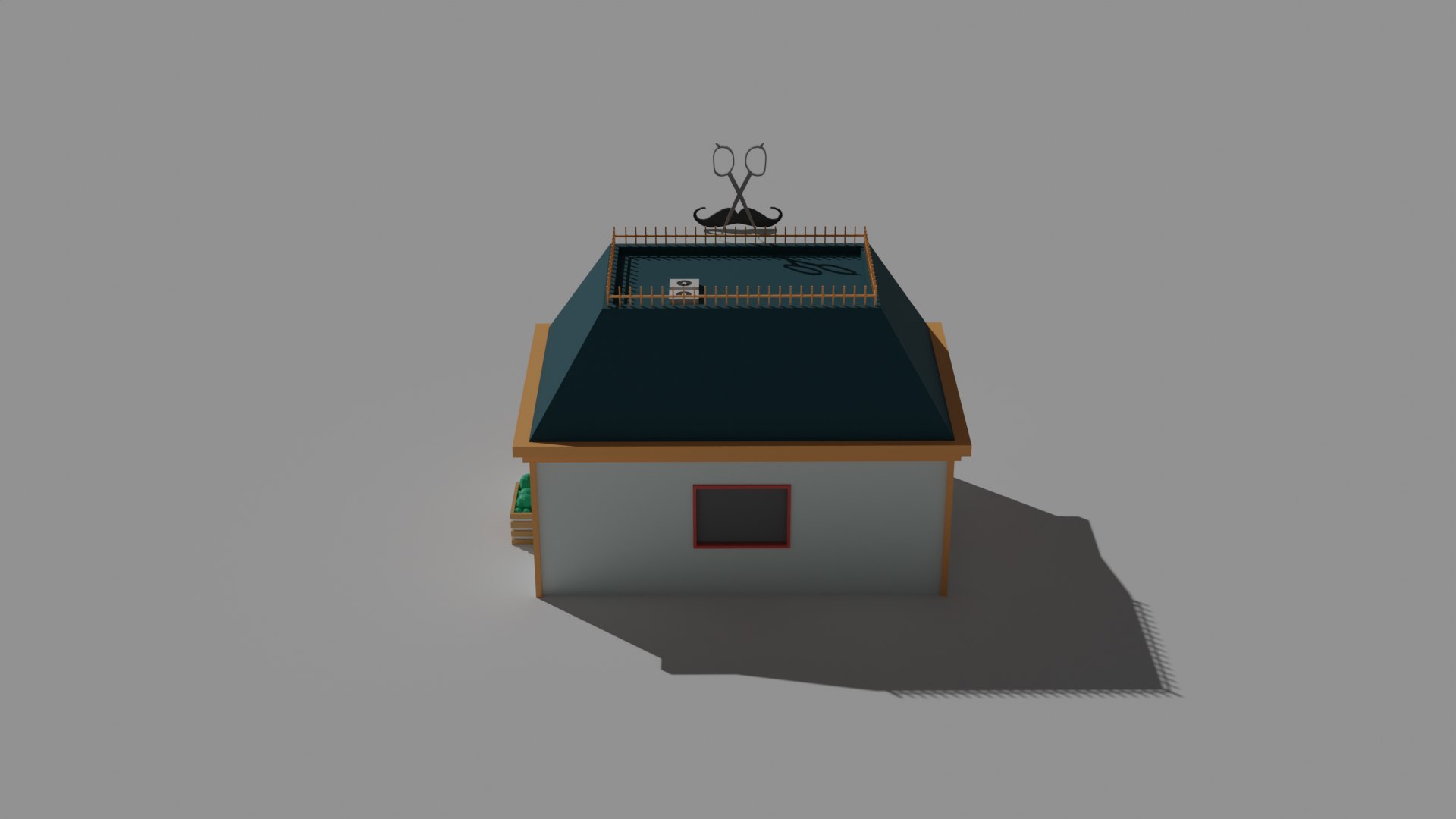 Low Poly Barber Shop 3D Model - TurboSquid 1886798