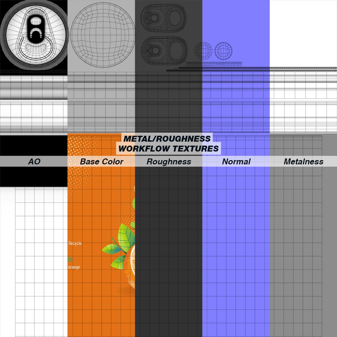3D Standard Soda Can 375ml Model - TurboSquid 2242611