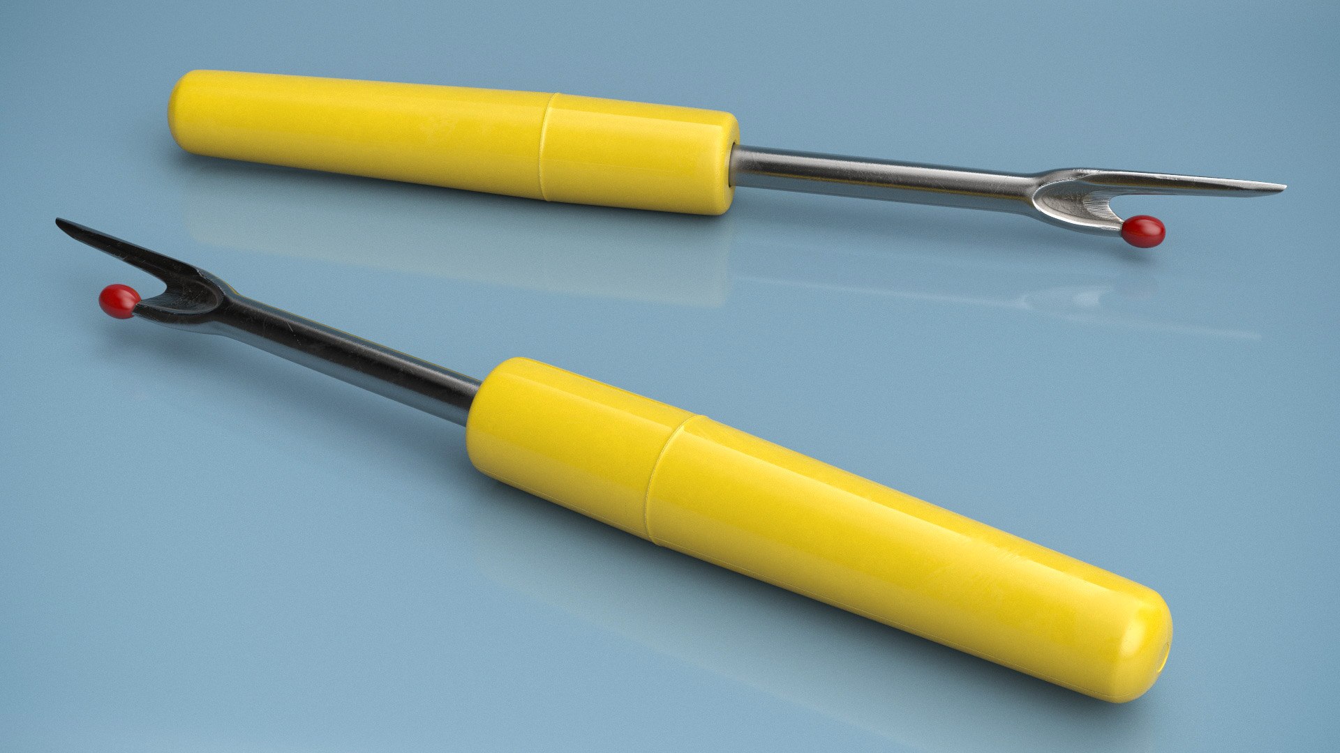 Sewing Seam Ripper Ergonomic Handle Yellow 3D Model - TurboSquid 2402367