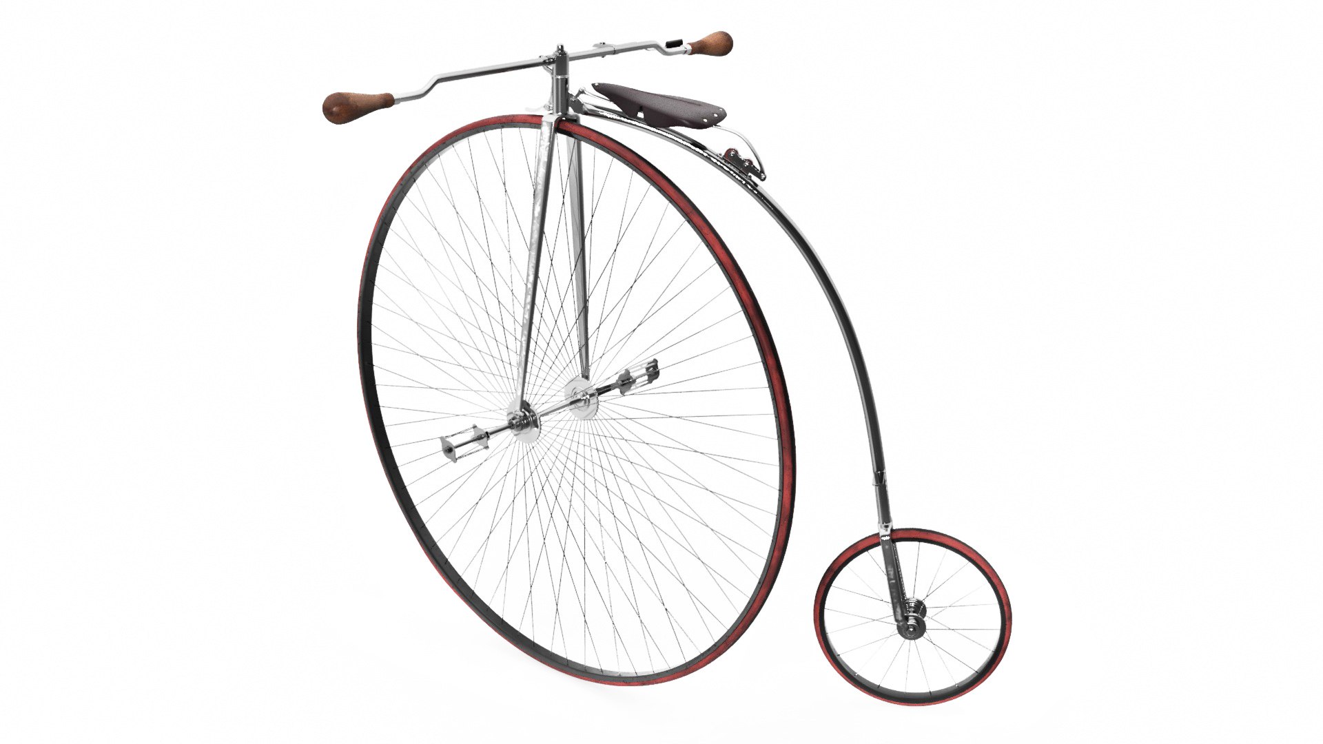 3D Penny Farthing Bicycle Rigged - TurboSquid 2326696