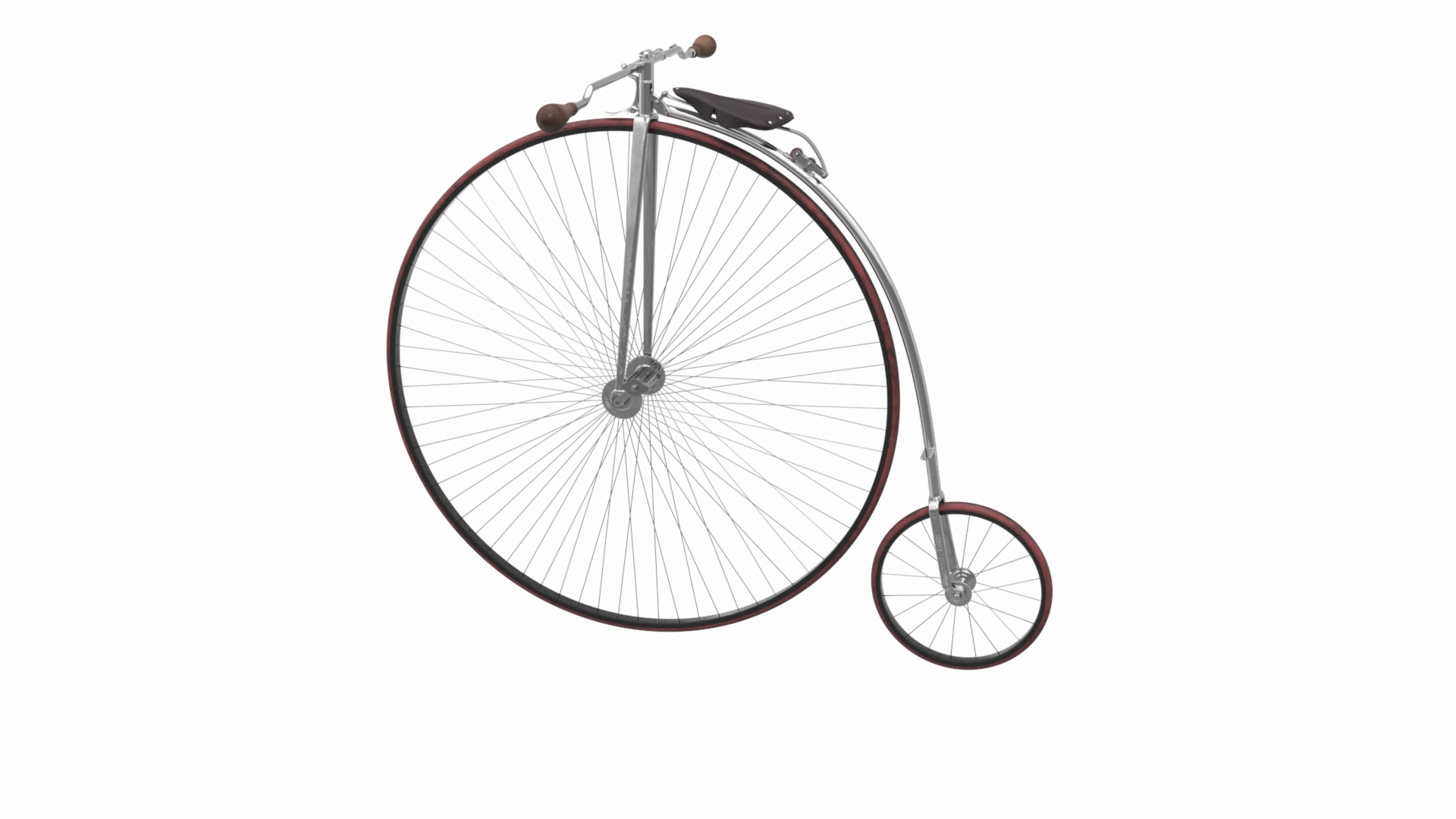 3D Penny Farthing Bicycle Rigged - TurboSquid 2326696