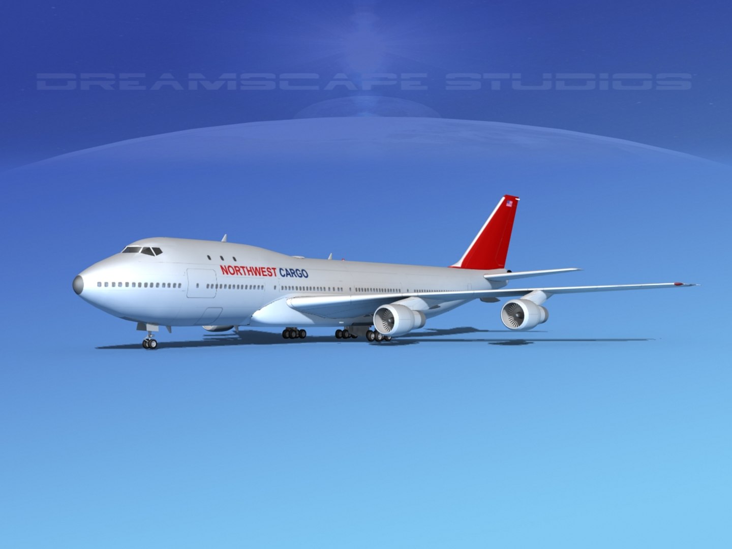 747-100 boeing 747 3d model