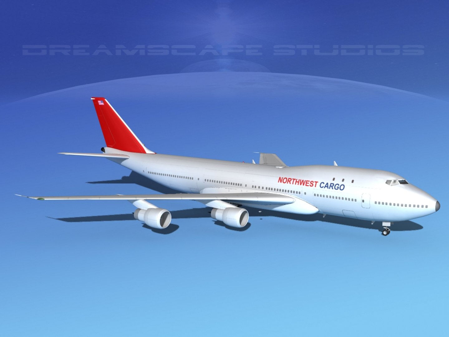 747-100 boeing 747 3d model
