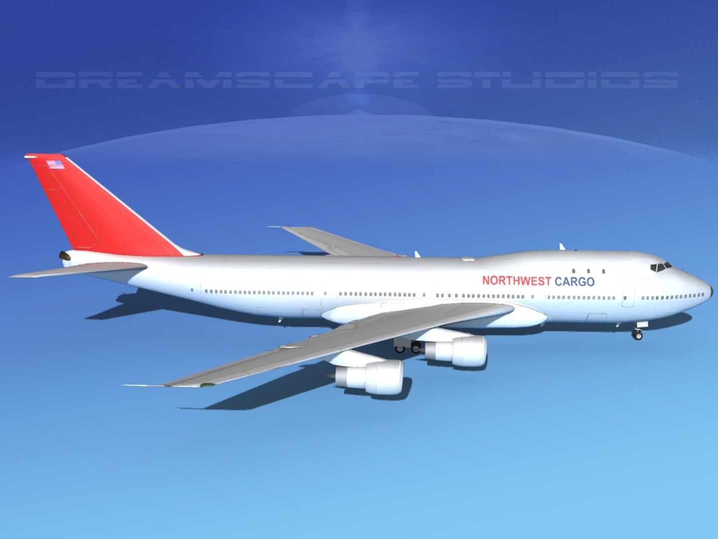747-100 boeing 747 3d model