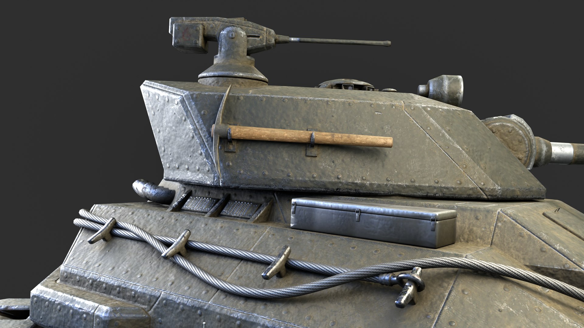 3D Spider Tank Game Ready Model - TurboSquid 2166260