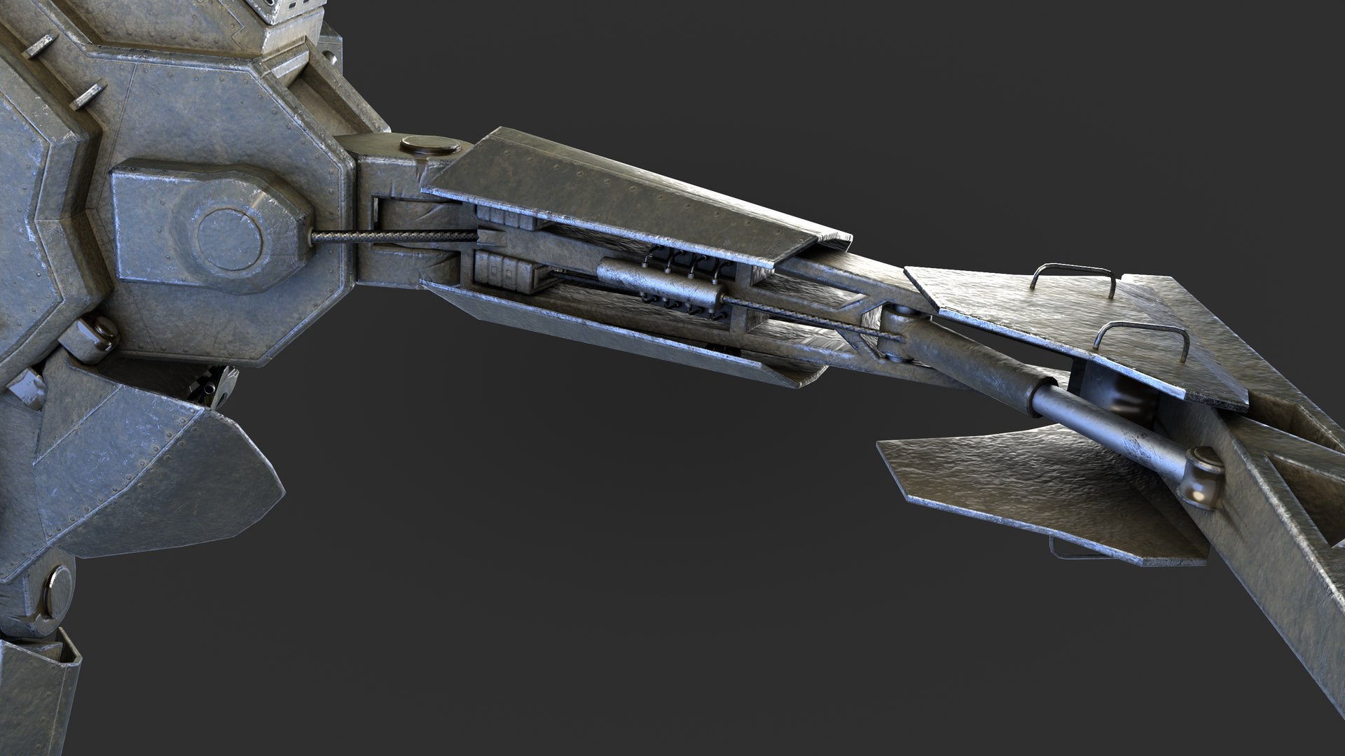 3D Spider Tank Game Ready Model - TurboSquid 2166260