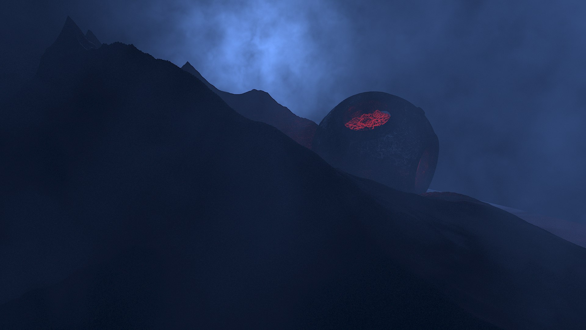 3D Concepts Strange Mountain Scary Model - TurboSquid 1441176