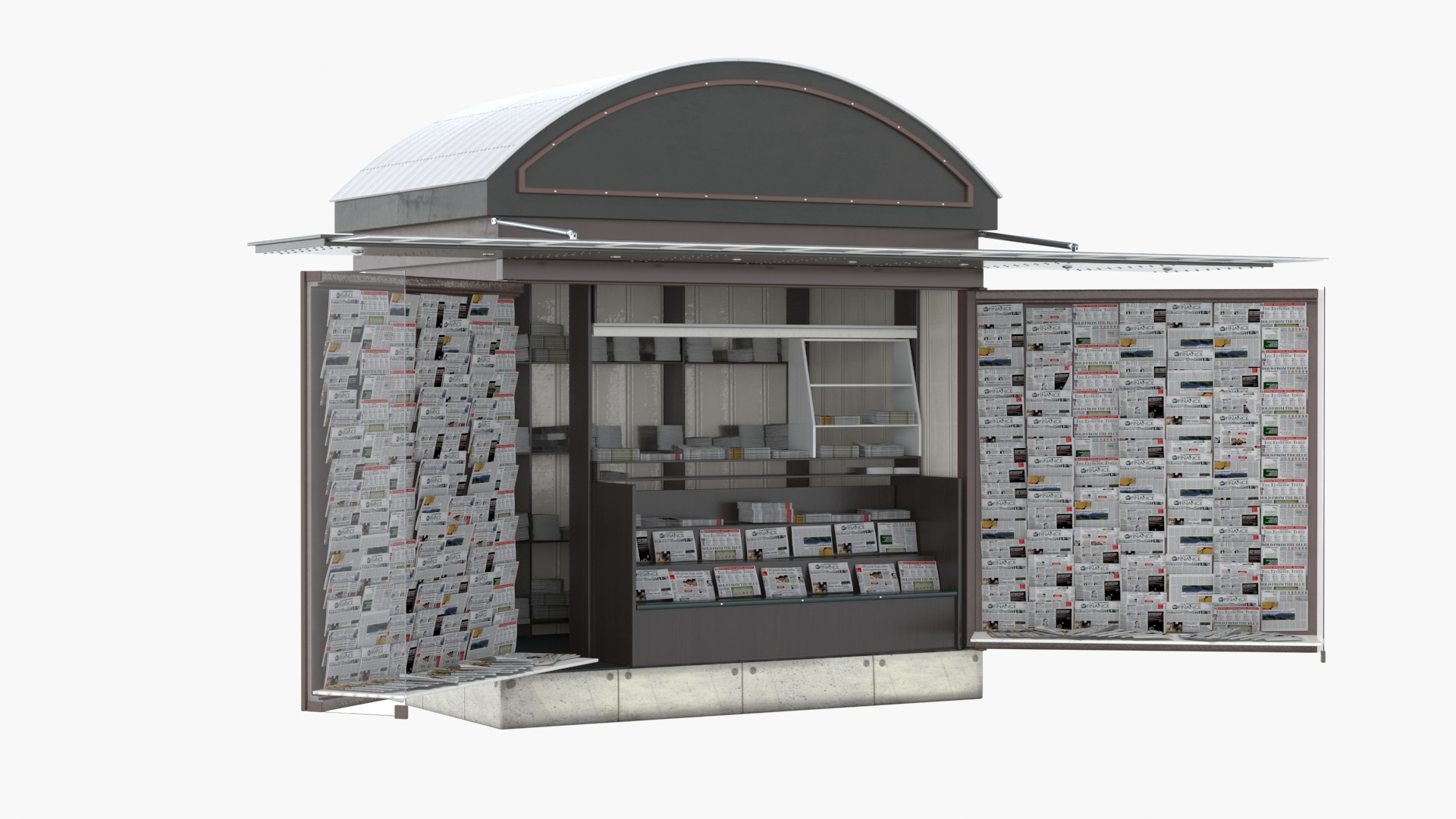 Newspaper Stand Model - TurboSquid 2063619