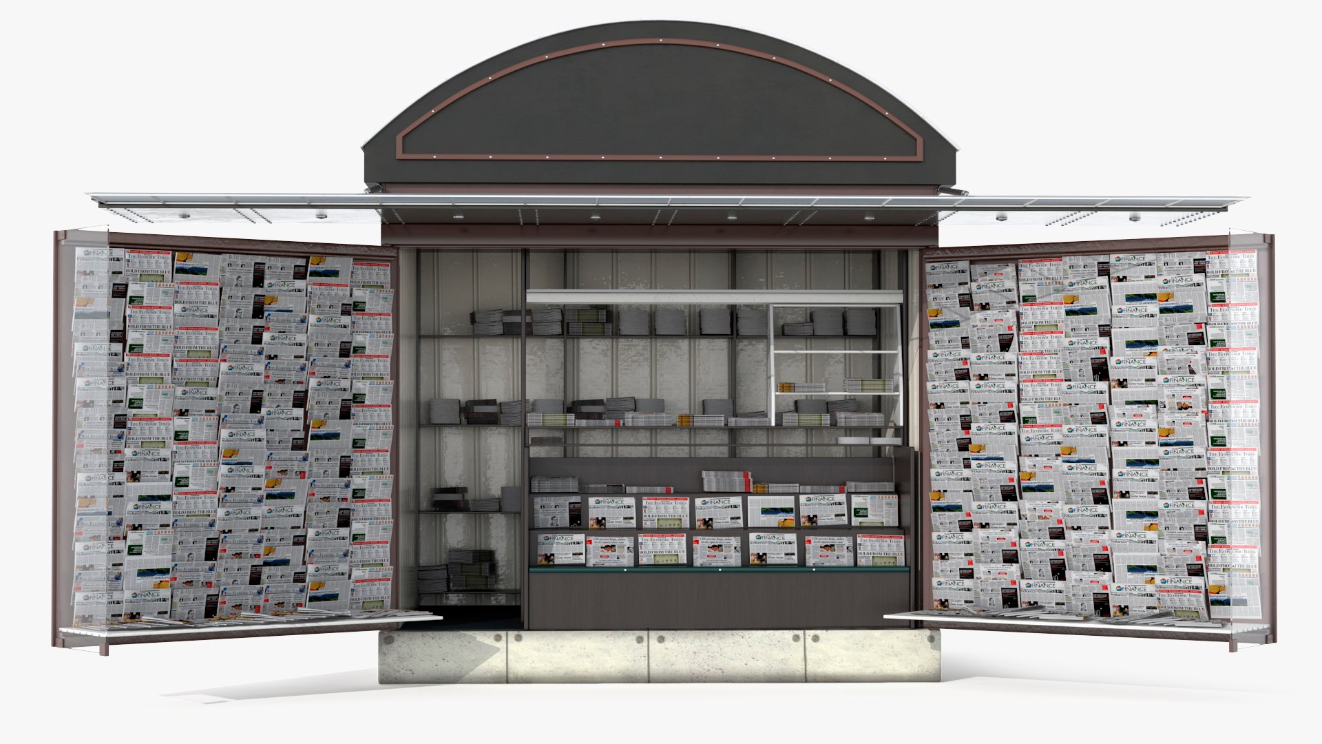 Newspaper Stand model - TurboSquid 2063619