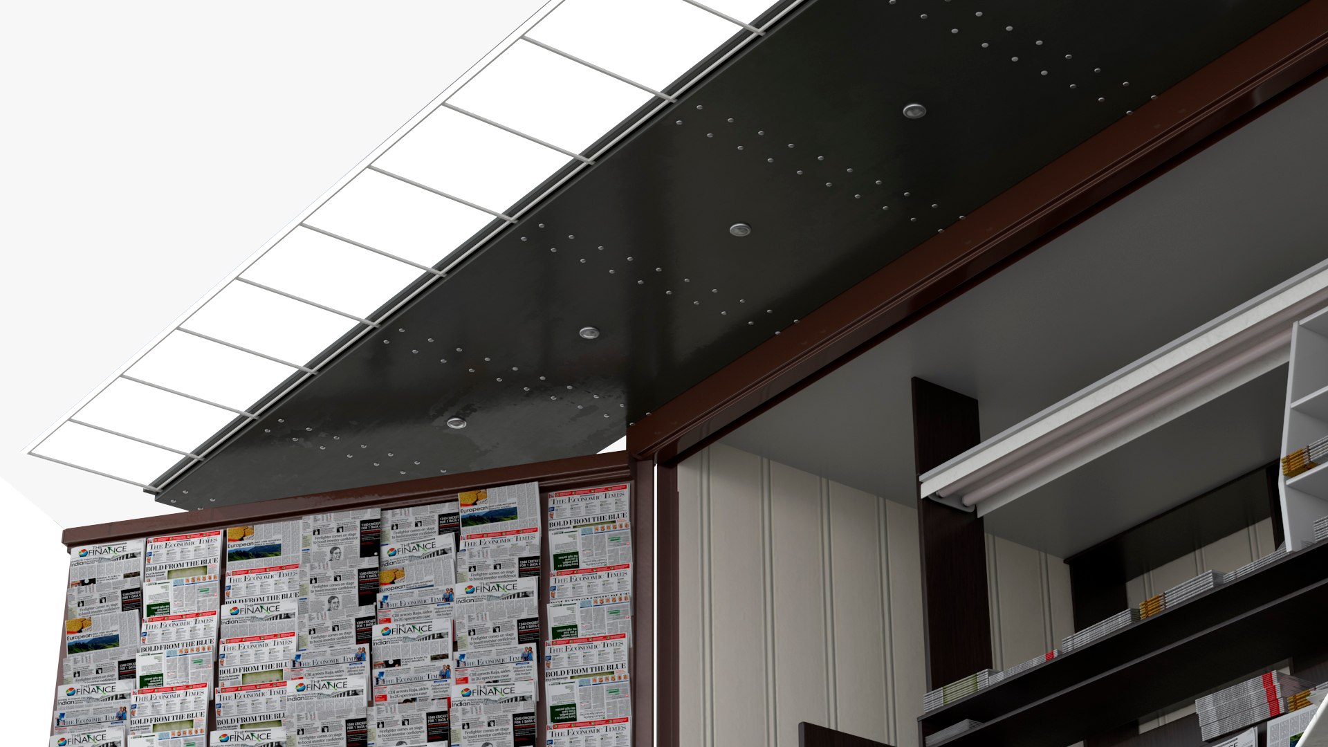 Newspaper Stand model - TurboSquid 2063619