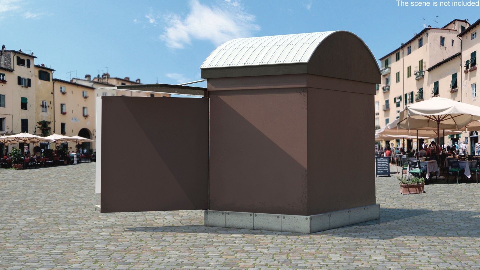 Newspaper Stand model - TurboSquid 2063619