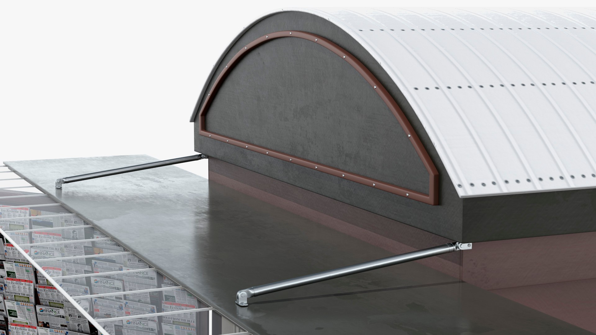 Newspaper Stand model - TurboSquid 2063619