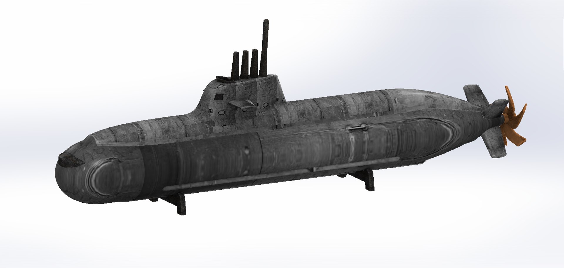 Type 212 Submarine 3D Model - TurboSquid 1361622