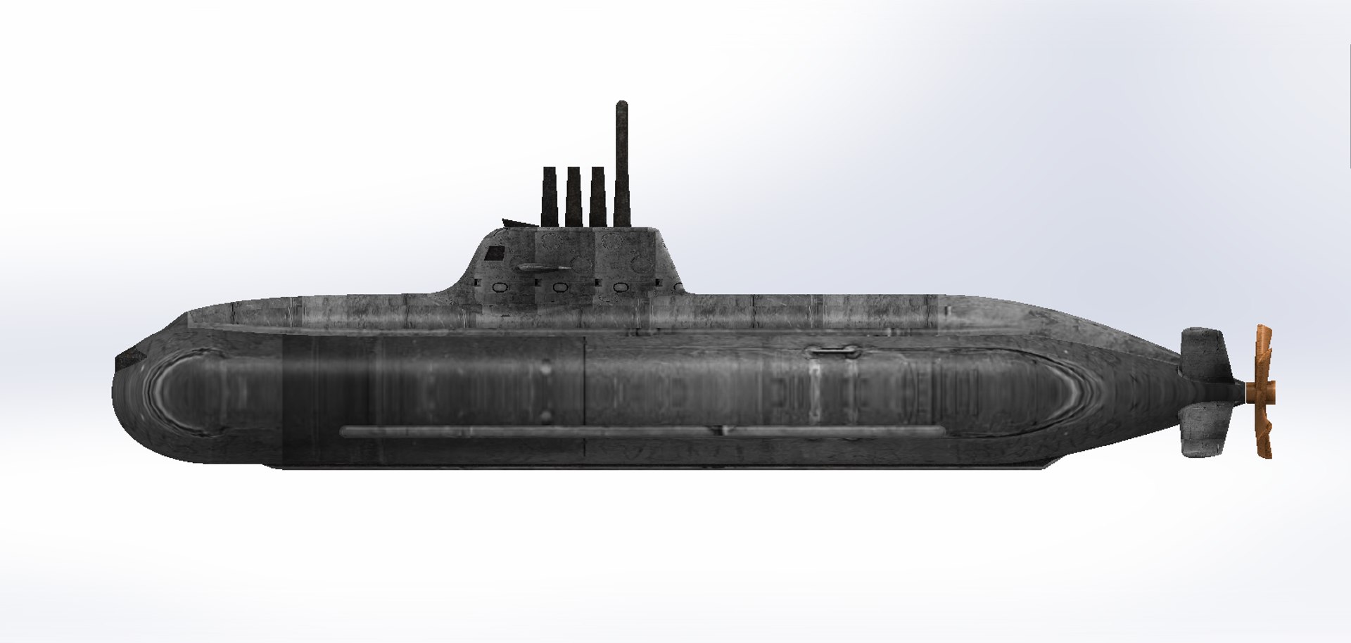 Type 212 Submarine 3D Model - TurboSquid 1361622