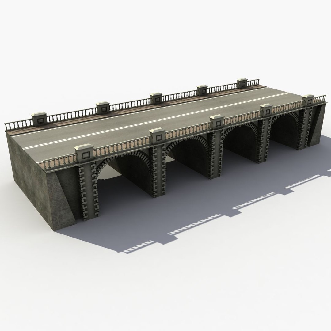 3d Bridges Modeled Model